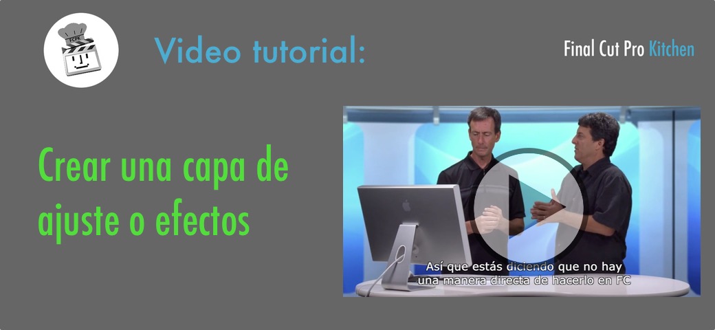 Final Cut Pro Kitchen: VÍDEO TUTORIALES
