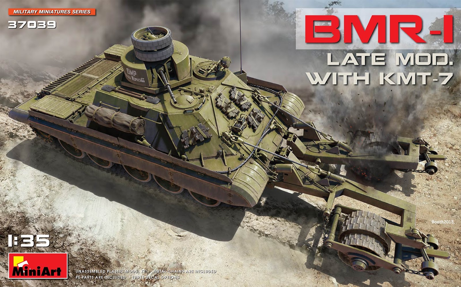 The Modelling News: MiniArt's BMR-1 Late Mod. w/ KMT-7 set to clear ...