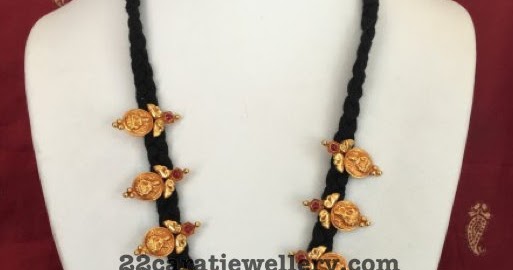 29grams Black Thread Necklace - Jewellery Designs
