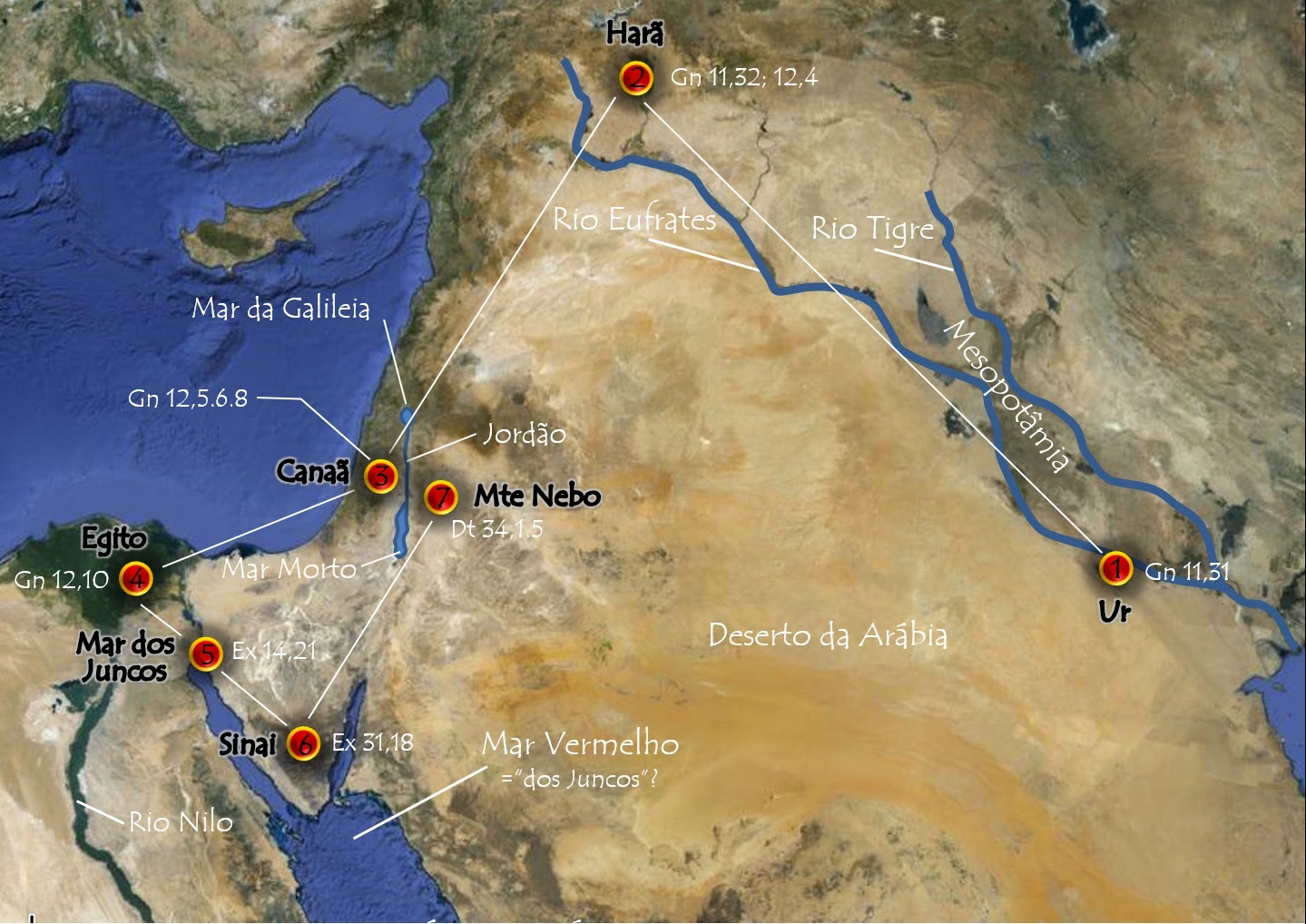 Numinosum Teologia: DE GÊNESIS A JOSUÉ [MAPAS]