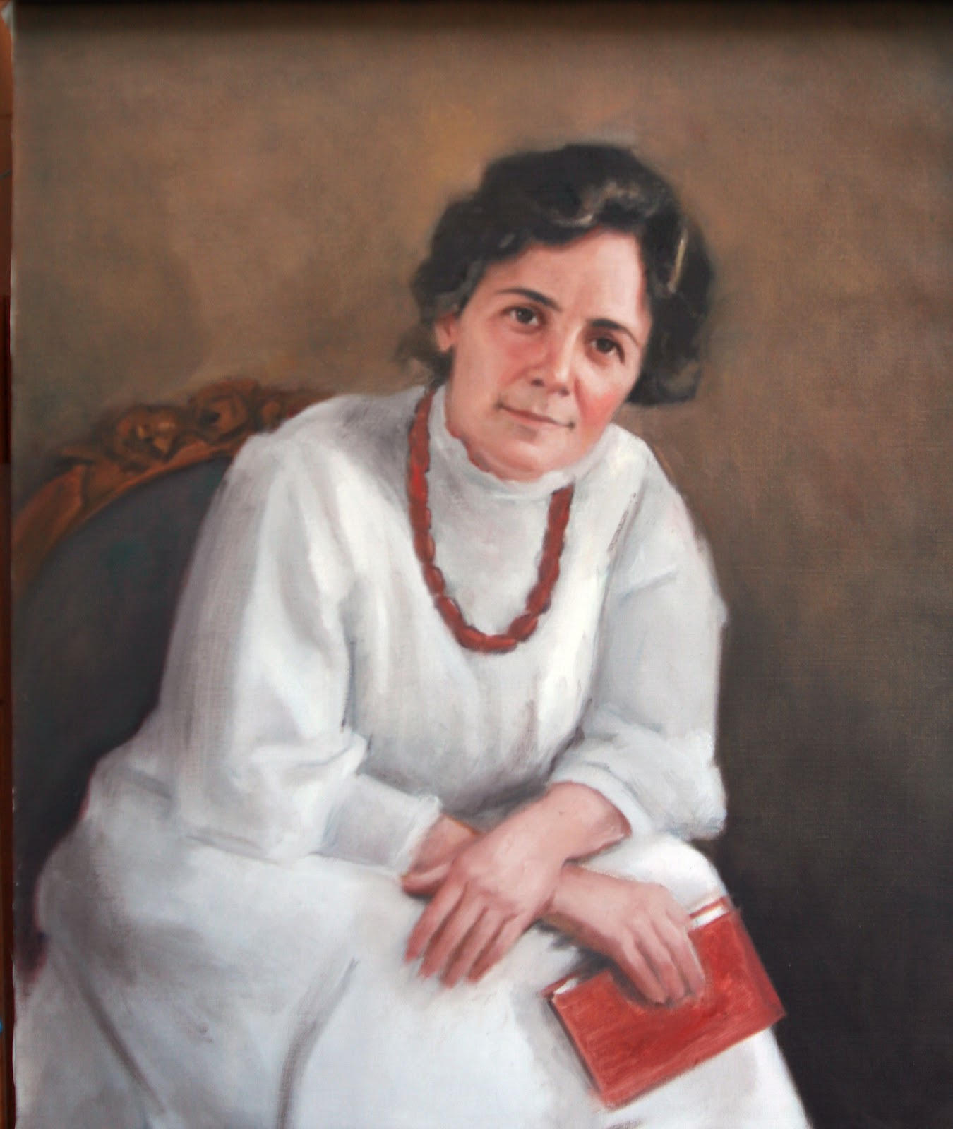 Susan Boone Durkee: Isabel Lyon's Portait is finished!