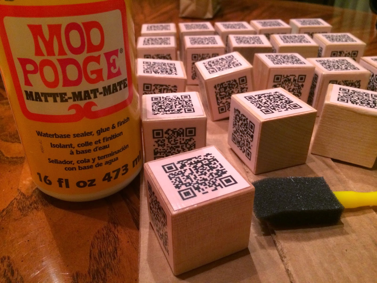 Moving Forward: My Spring Break "Project" - QR Code Dice