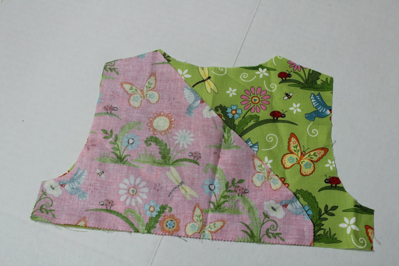Sew The Shoulder Seams Together