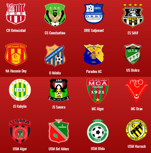 World Football Badges News: Algeria - 2017/18 Ligue 1 Mobilis