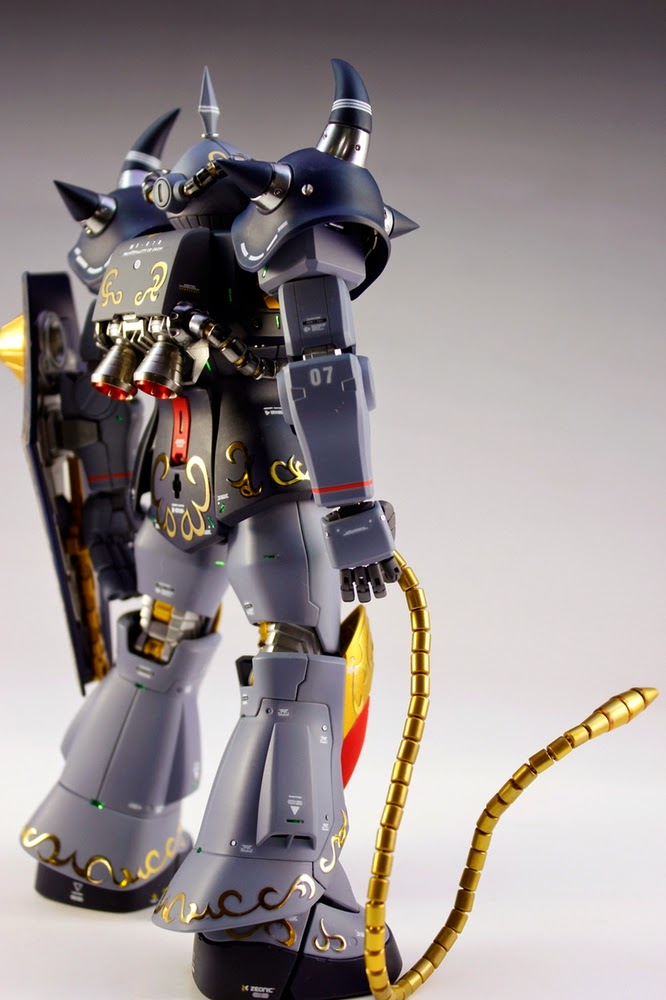 Painted Build: MG 1/100 Gouf M'Quve Custom - Gundam Kits Collection ...
