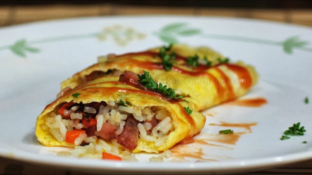 Receta: Omurice (오므라이스). | Retales de Korea