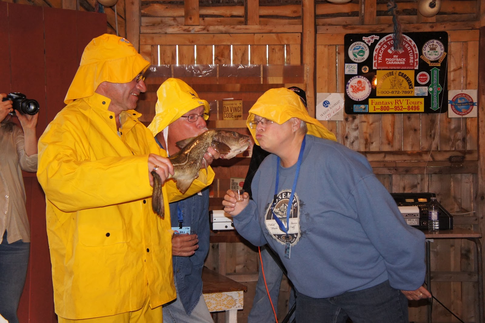 Bill and Nancy wandering: Screeched In!