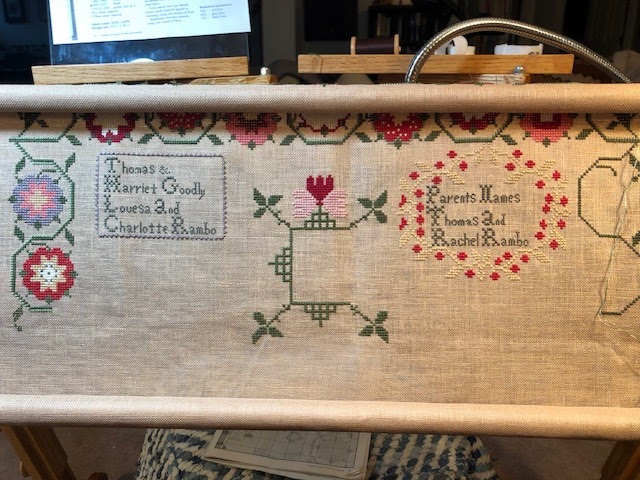 xstitchaddict: Susan Rambo 1839 Sampler