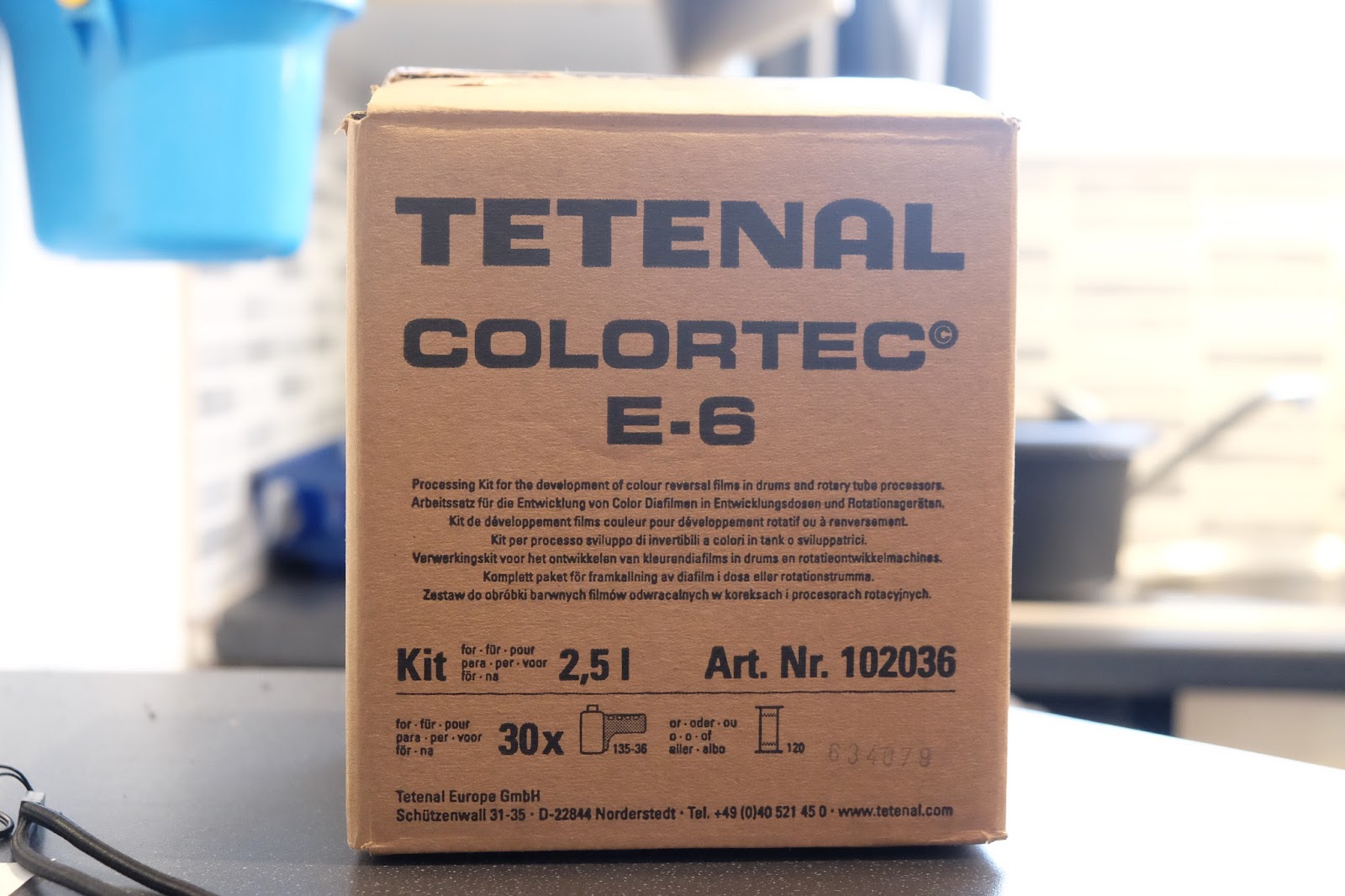 Developing E6 film at home - Tetenal Colortec E6 3-bath Kit