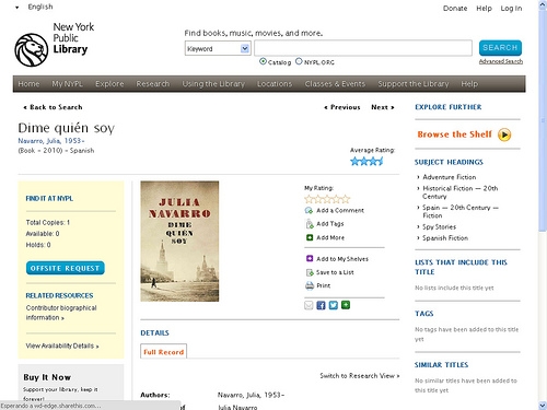 SIDRAblog: Bibliocommons: interfaz OPAC 2.0 con funciones sociales ...