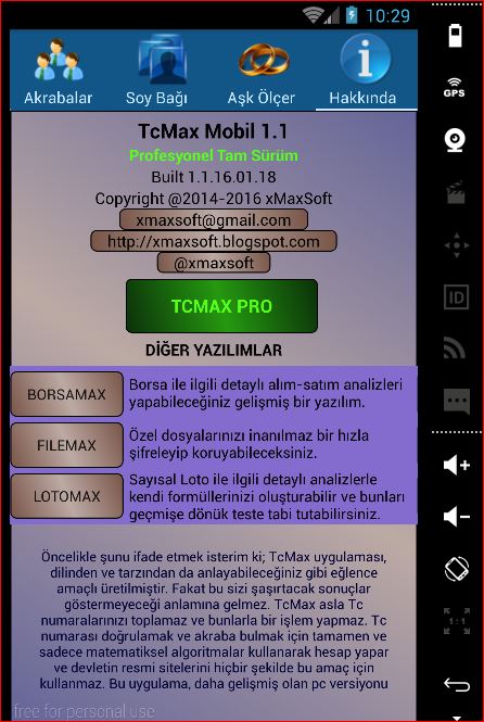 xMaxSoft : tcmax v1.1