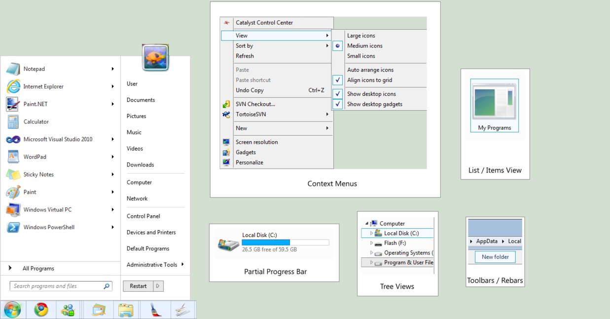 Aero Lite for 7 - Update 5 ~ PC THEMES FREE