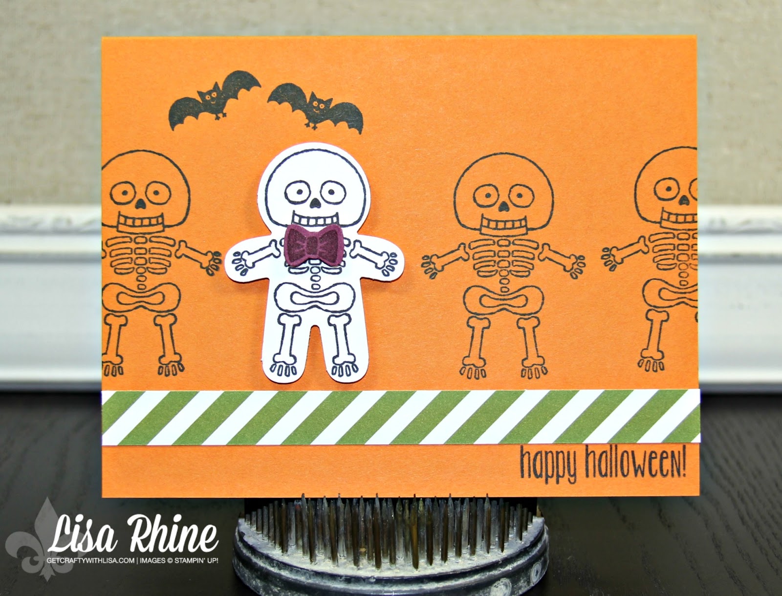 Get Crafty with Lisa: Cookie Cutter Halloween Card & Treat Wrapper
