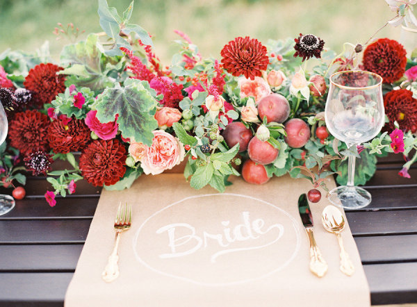 Oh One Fine Day: DIY: KRAFT PAPER TABLE SETTINGS