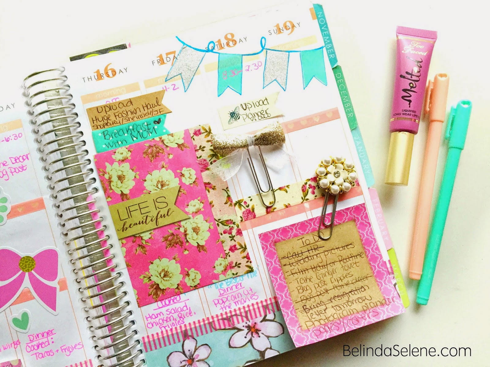 BelindaSelene: Free Gorgeous Printable Covers For Erin Condren Planner