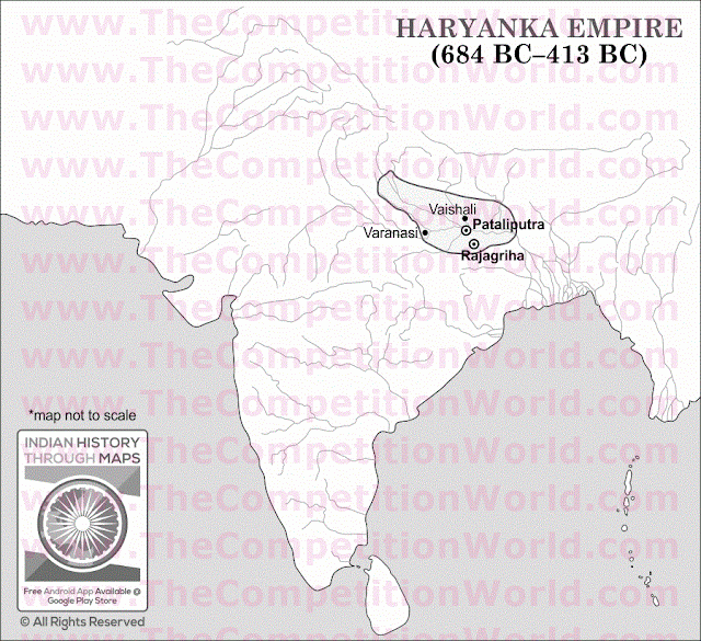 Haryanka Empire (684-413 BC)