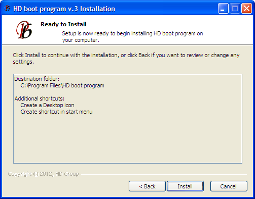 free software: HD Boot Program v.3