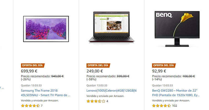 ¡Ofertas 11/02 Amazon! 6 "Ofertas del Día" y 4 "Ofertas Flash ...
