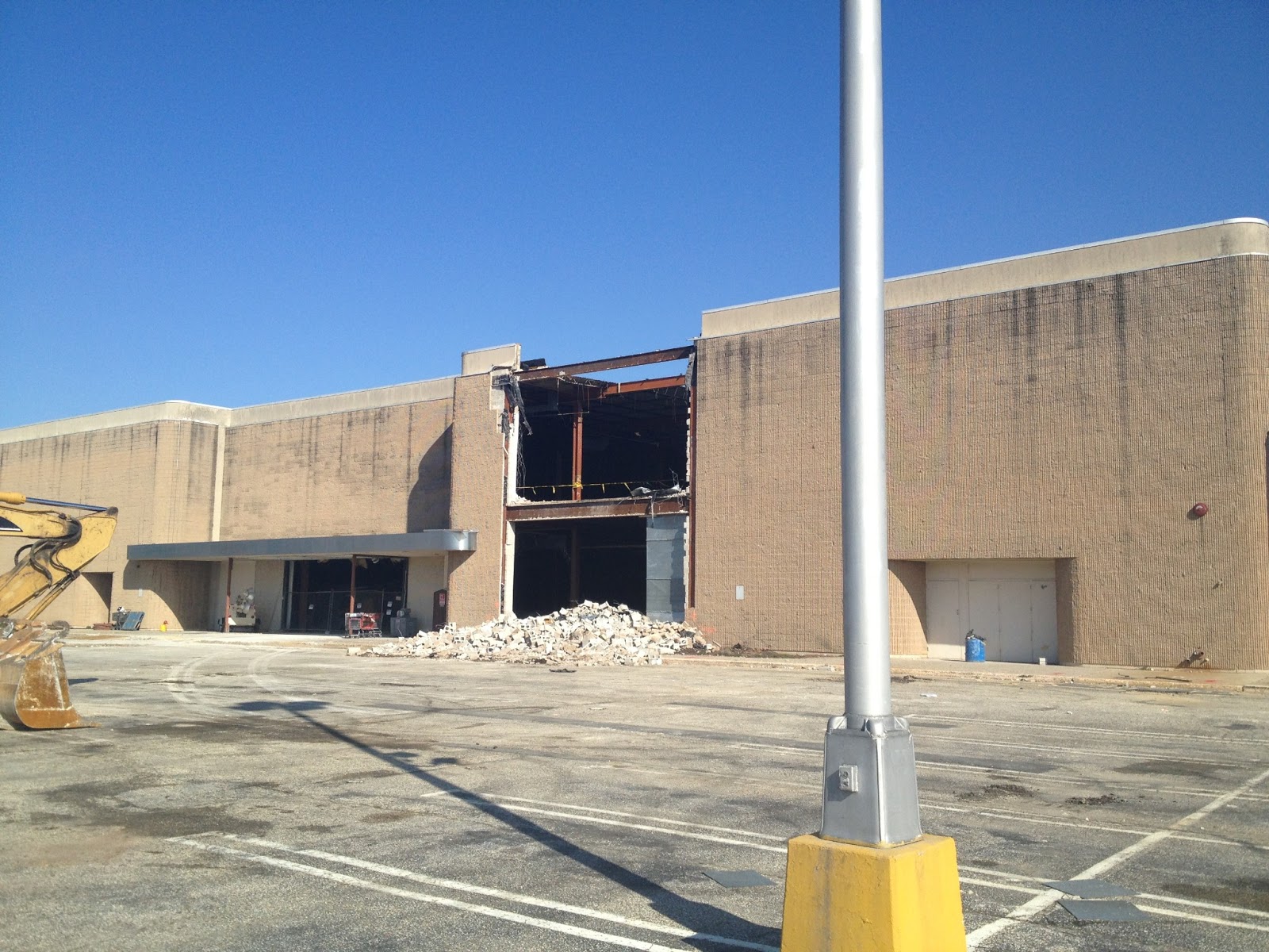 step off george: Shore Mall Demolition