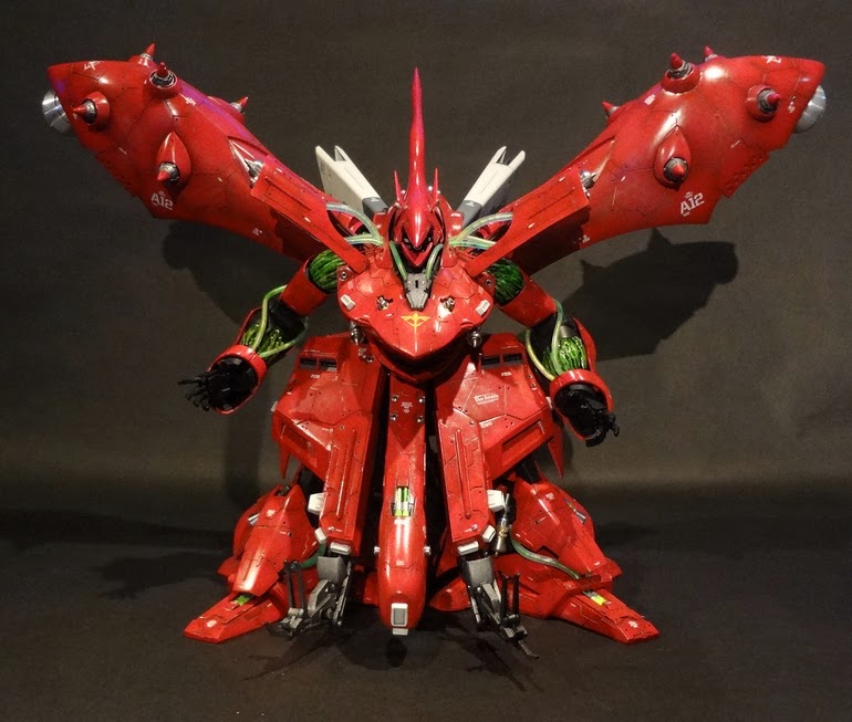 GUNDAM GUY: 1/100 MSN-04II Nightingale - Custom Build