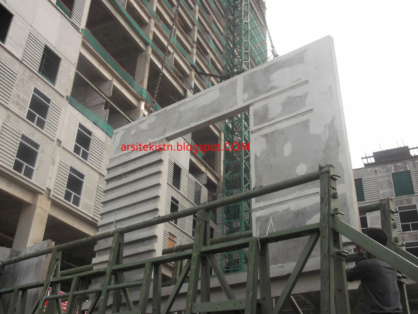 Teknik pemasangan dinding precast ~ catatan insinyur