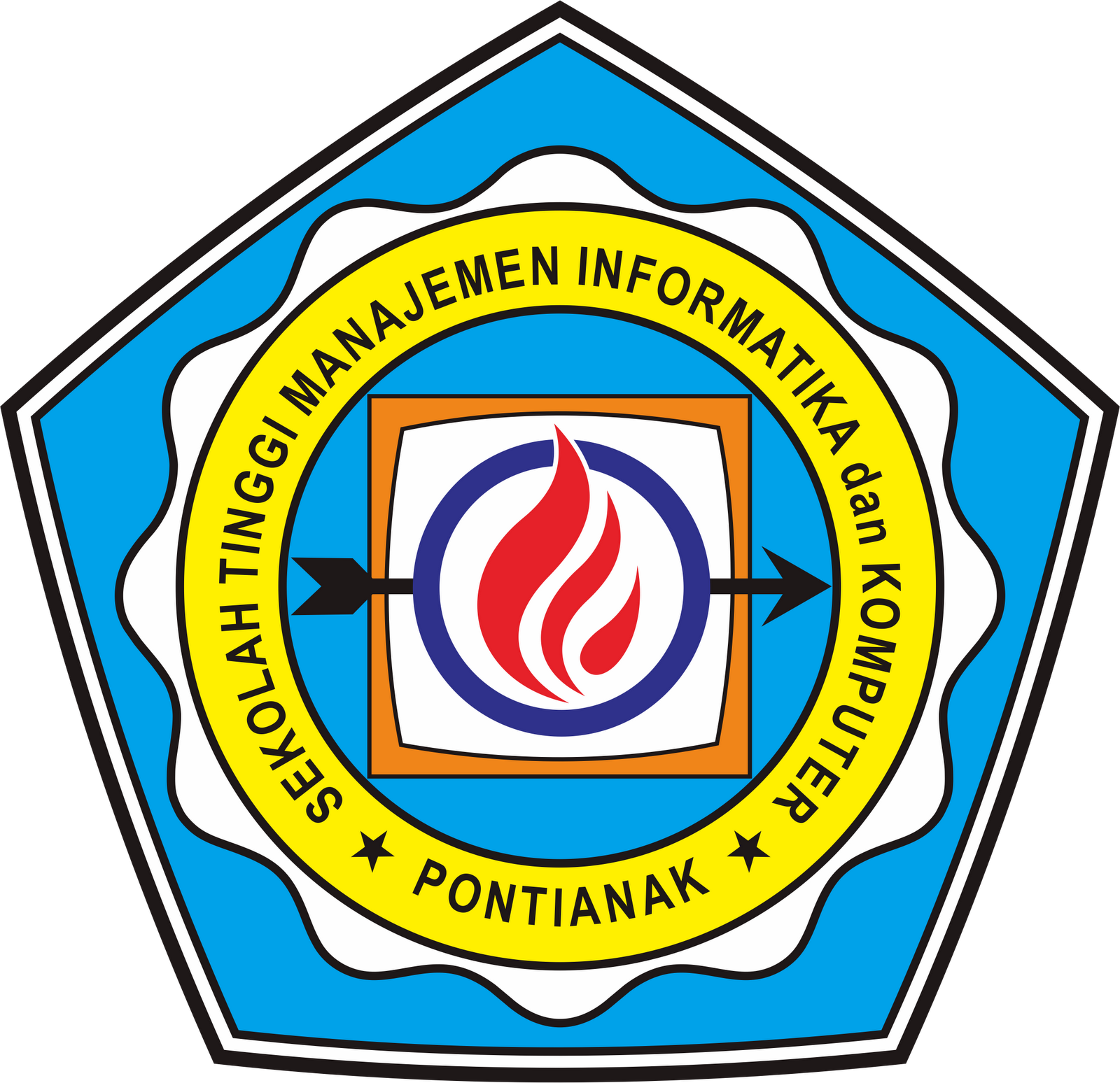Lambang Logo: Logo STMIK Pontianak