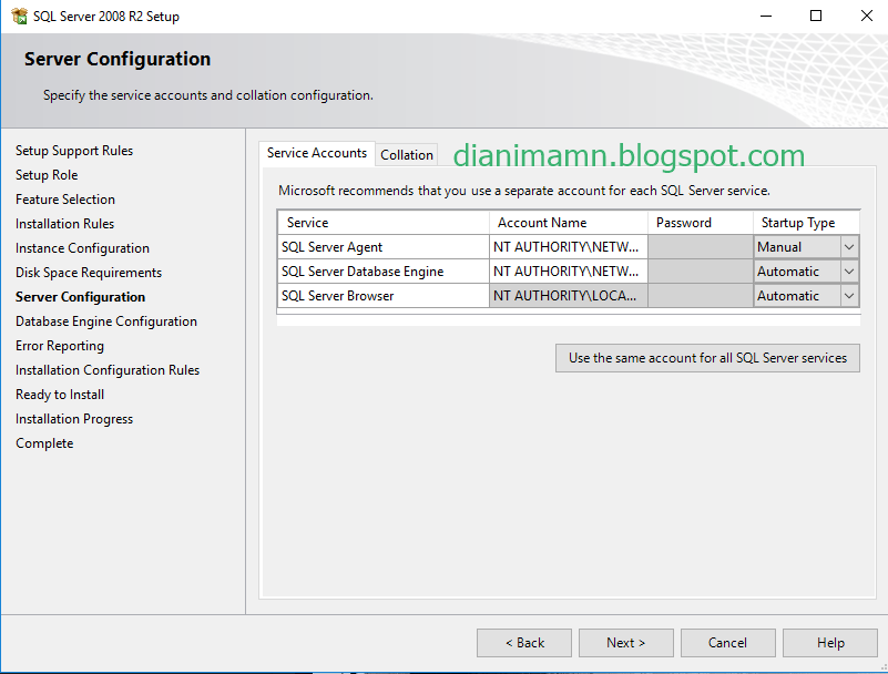 Cara Install SQL Server 2008 R2