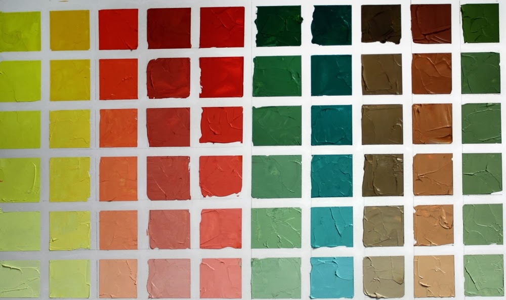 Illustrated Life: Colour charts