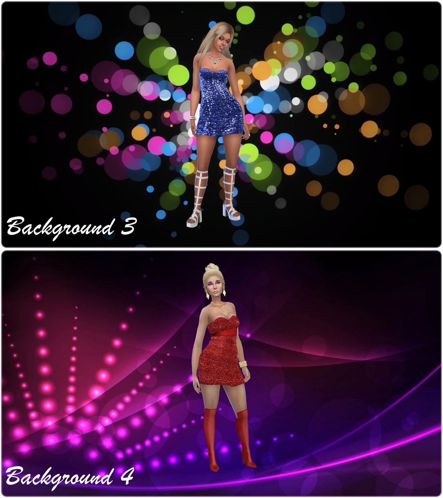 Annett's Sims 4 Welt: CAS Backgrounds "Lights"