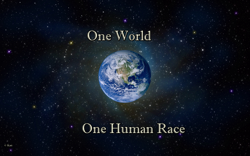 Kati's Krabbels: Music on Sunday; One World,One Human Race