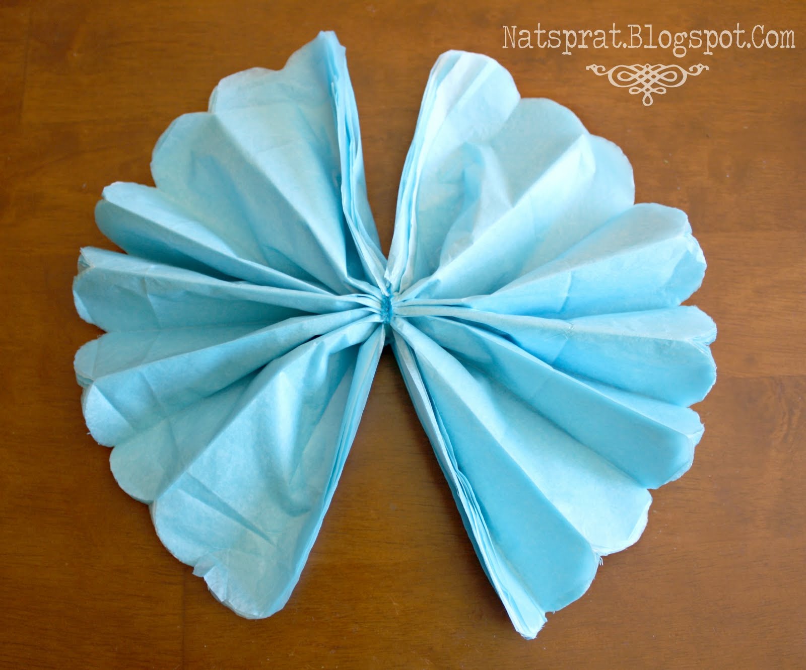 NatSprat: Tissue Paper Flower Tutorial