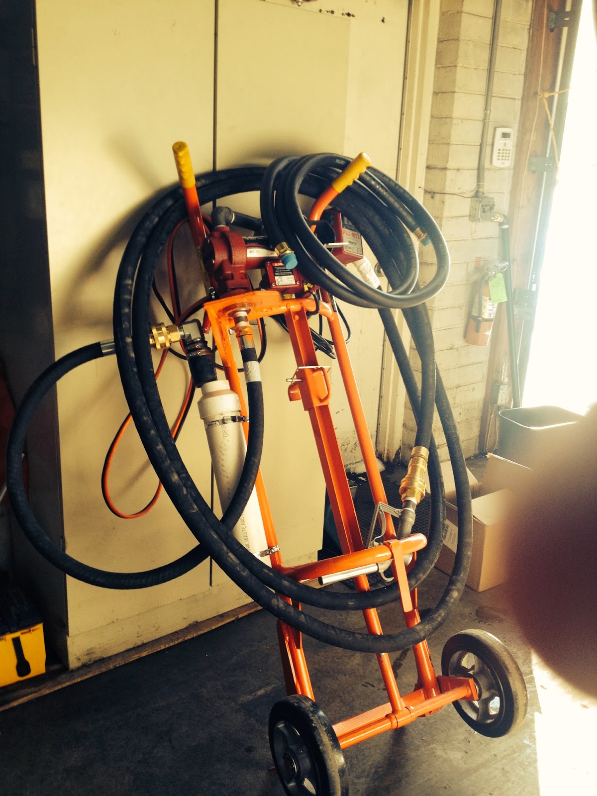 Arrivals and Departures: Partnership Success! Project- Refueling Cart