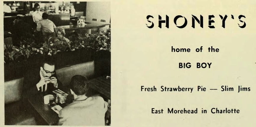 CHARLOTTE EATS: Shoney's Big Boy Drive-Ins **HALL OF FAME EATERIES**