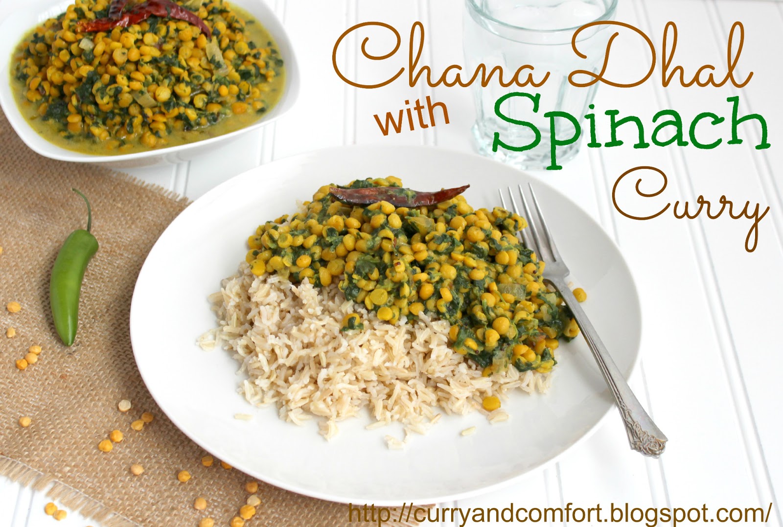 Kitchen Simmer: Chana Lentil Curry with Spinach