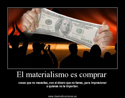 Merze's project: Consumismo y materialismo