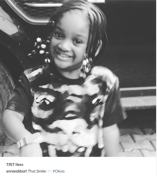 Annie Idibia Shares Photo Of Her Second Daughter Olivia