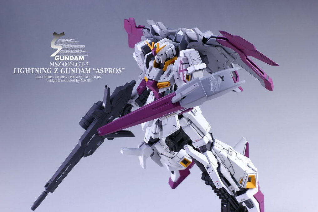 GUNDAM GUY: P-Bandai Exclusive: HGBF 1/144 Lightning Zeta Gundam Aspros - Build by NAOKI