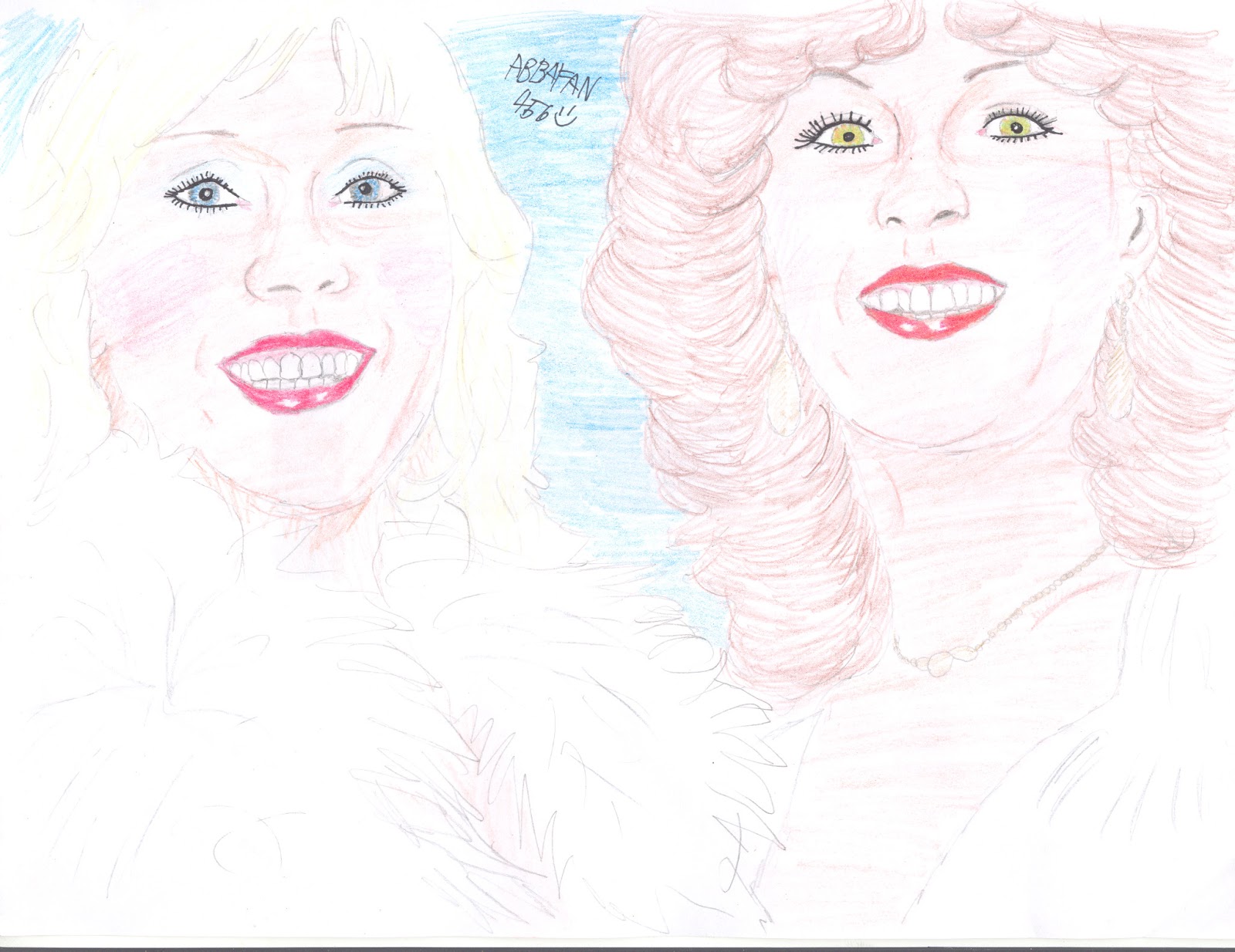 ABBAFan456's Blog: New ABBA Drawings