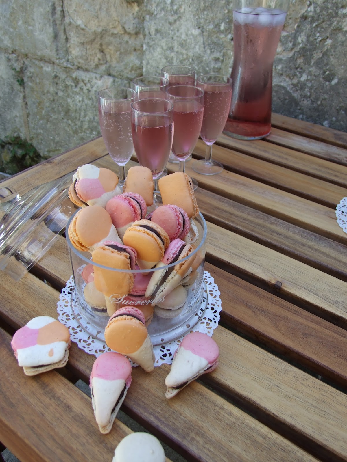 Tables gourmandes: Petite table de goûter improvisée...et gourmande!!!