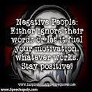 Becoming Healthier with Sherrie: Negativity - Ignore It Or Use It