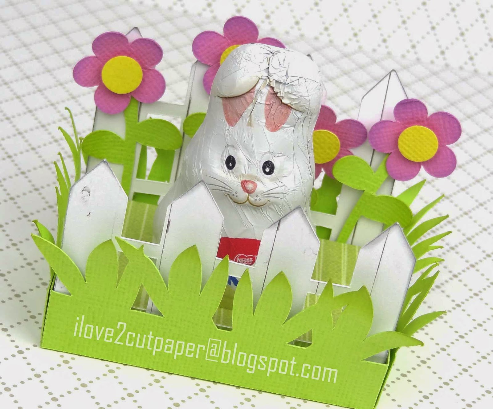 i love 2 cut paper: Easter Bunny Gift Box