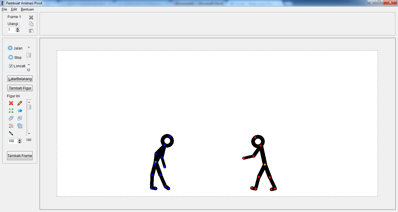 CARA MEMBUAT ANIMASI PADA PIVOT STICKFIGURE ANIMATOR