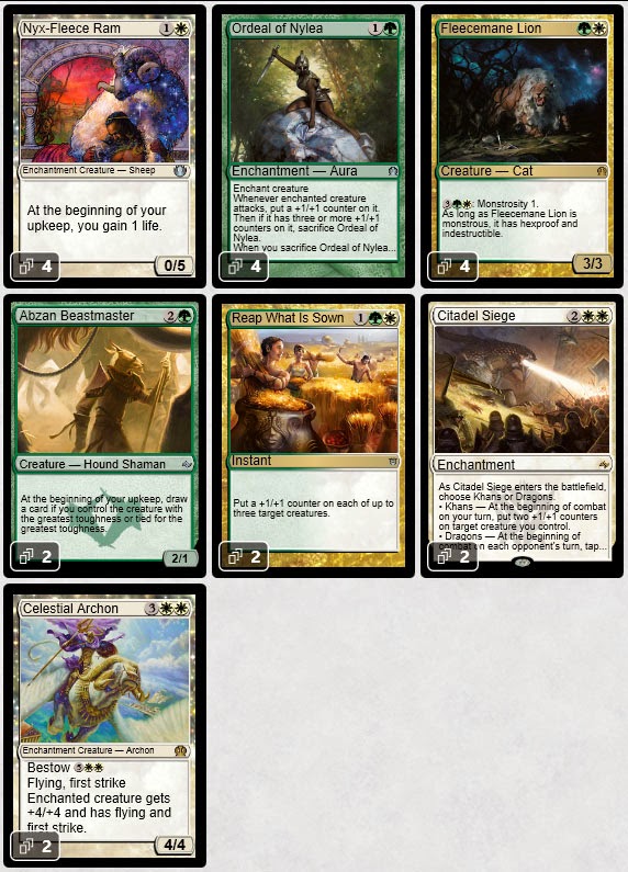 Magic the Gathering Adventures: [Standard] White Green Shell version 2