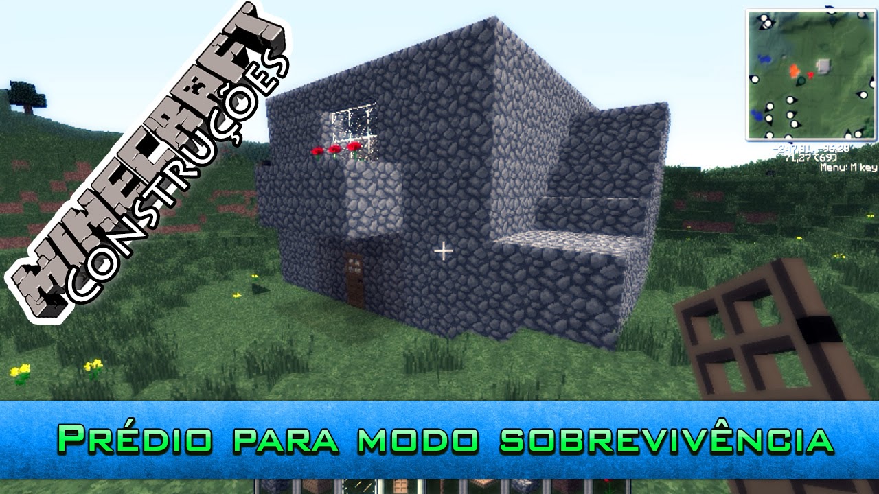 Minecraft Construções - Prédio para survival | Dipetronio Gamer