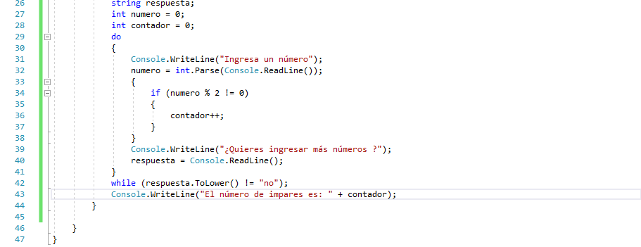 Estructuras de control while, do while y for