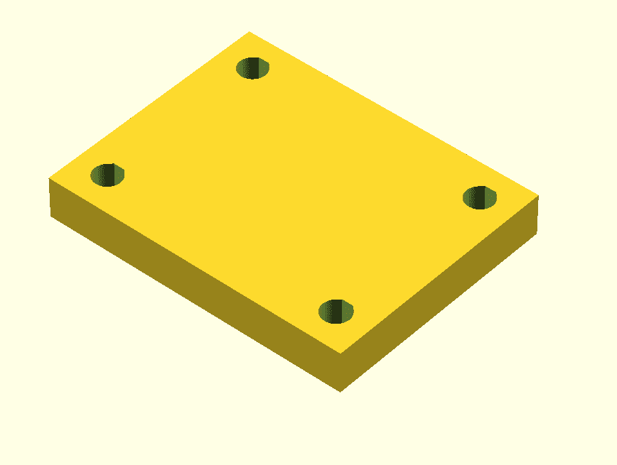 Think3dPrint3d: OpenSCAD - Intro and Example: Designing a filament holder