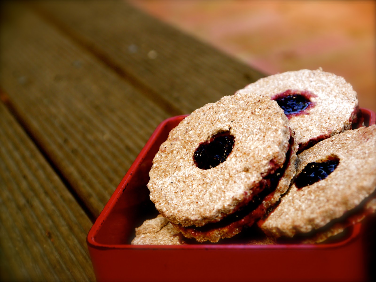 shokuiku: raw blueberry jam filled cookie recipe included