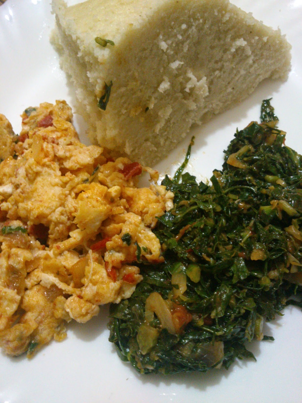 For the Love of Food: Ugali, Sukuma wiki and Eggs
