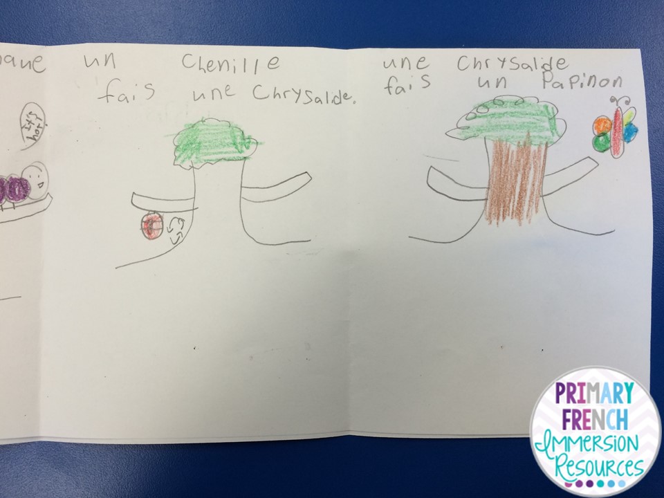 Practicing telling/writing stories - Primary French Immersion Resources