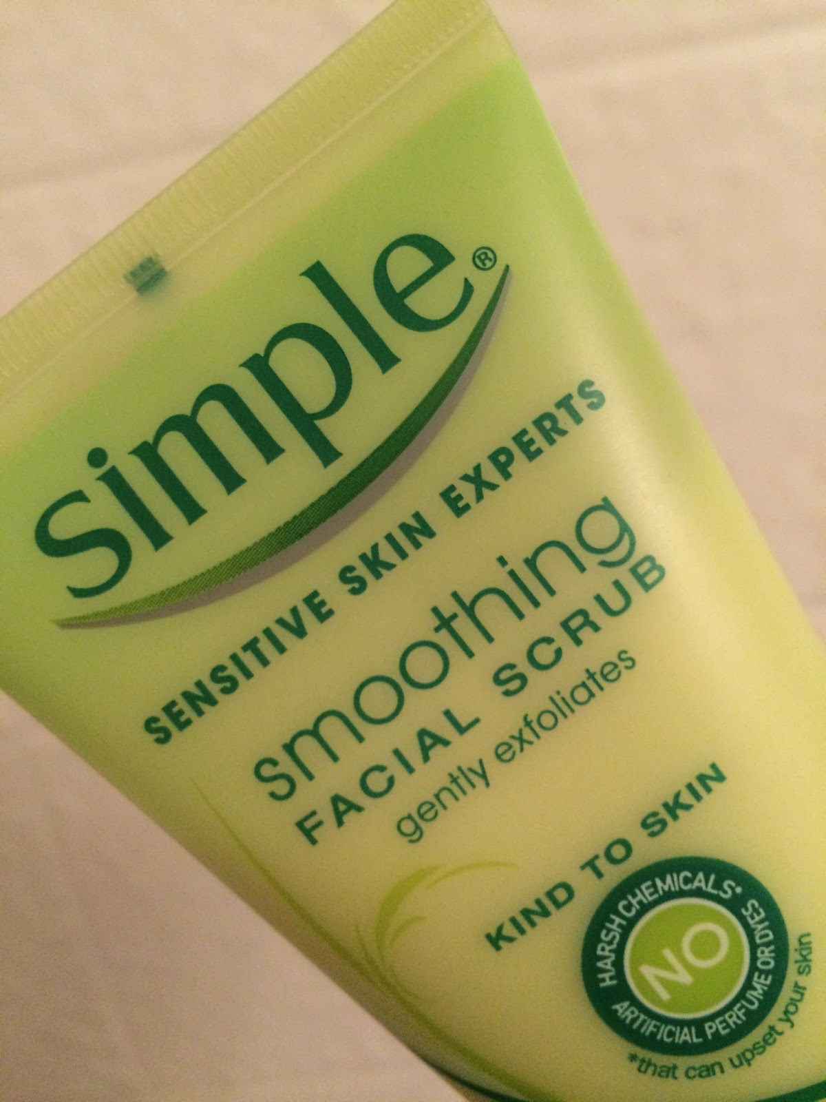 The Cozy Life: Skincare Review: Simple Smoothing Facial Scrub